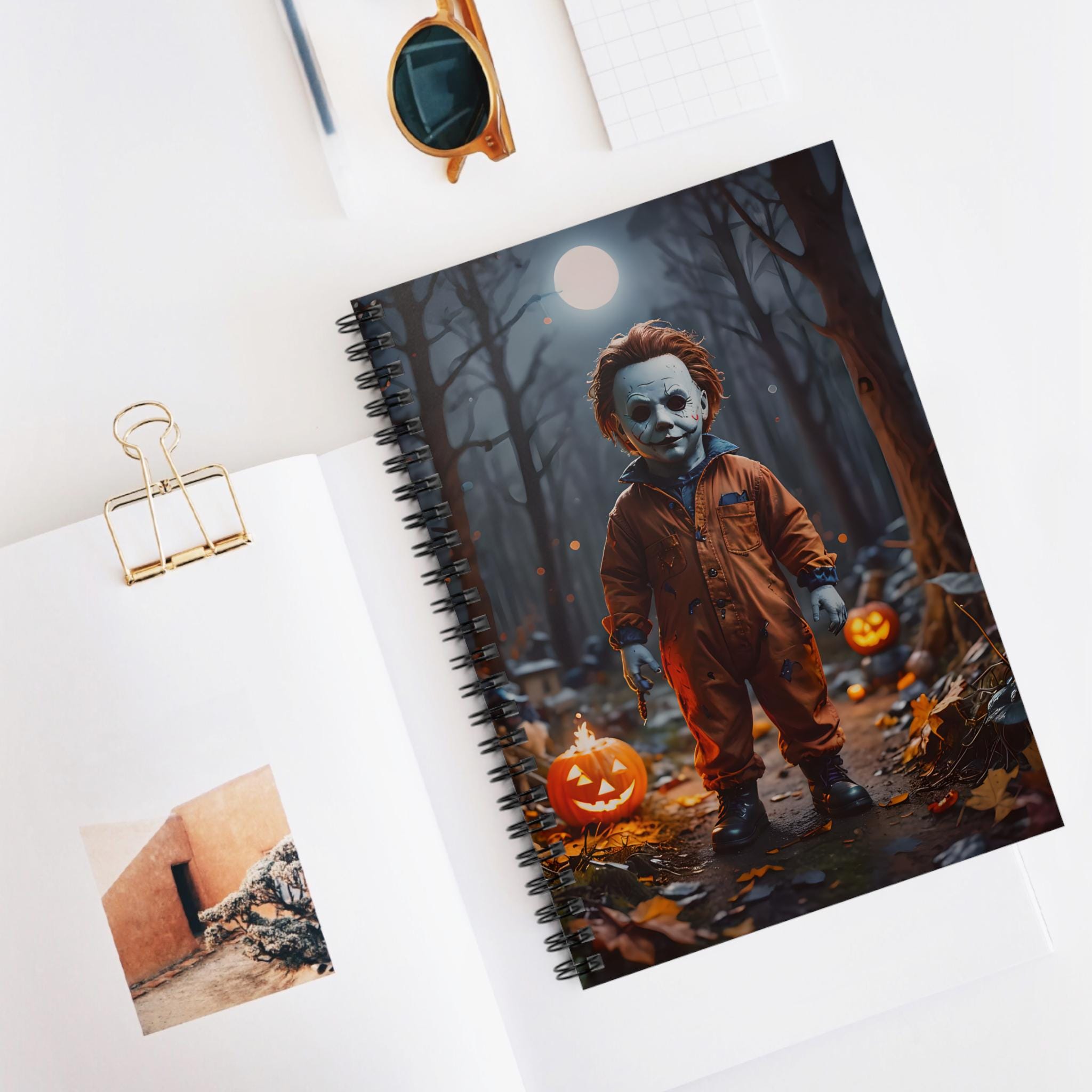 Baby Michael Myers Notebook Journal - Halloween Michael Myers Notebook ...