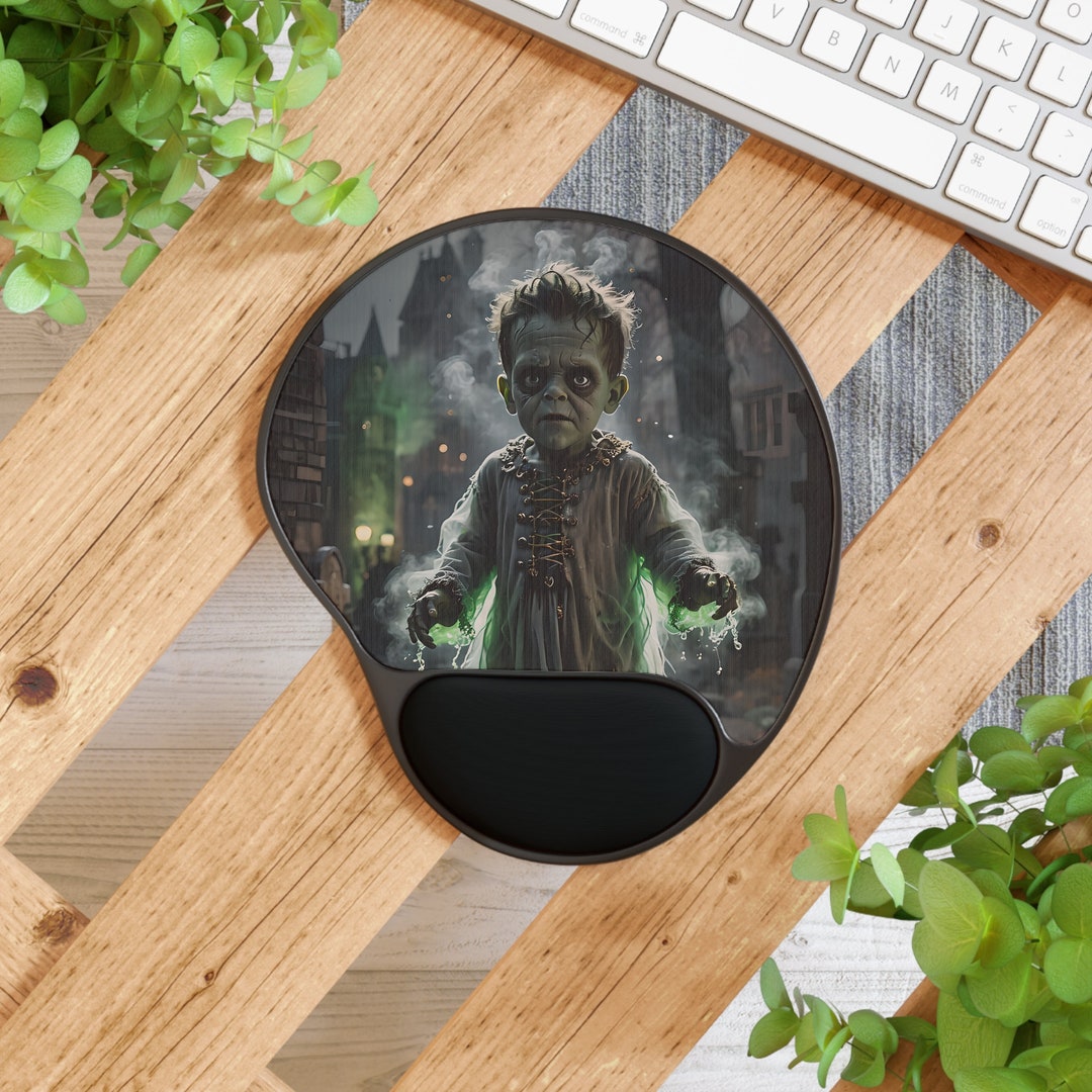 Rise of Kid Frankenstein Mouse Pad With Wrist Rest - Baby Frankenstein ...