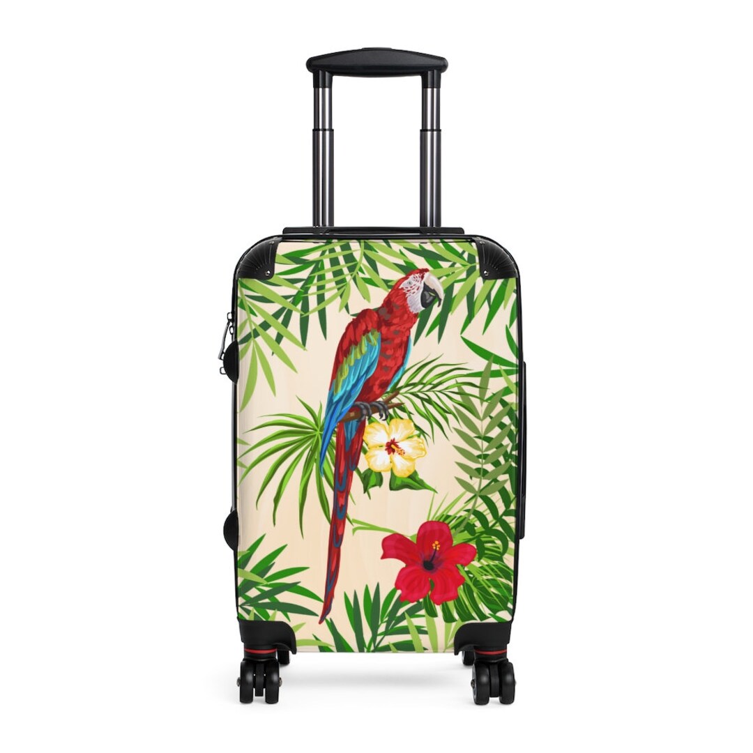 Tropical Cabin Suitcase - Suitcase - Suitcase With Wheels - Parrot ...