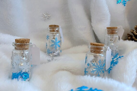 Snow Flakes In A Bottle