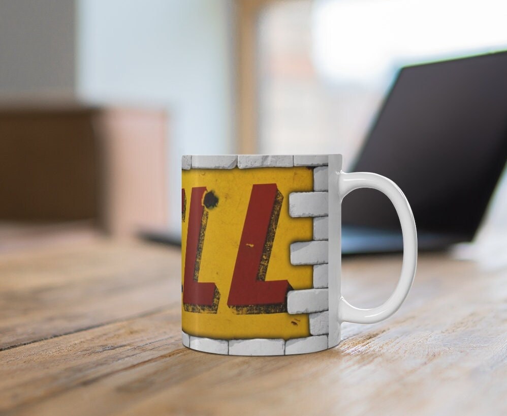 Ceramic Mugs Rustic Shell Oil Can Motor Oil Cans Motor Oil Vintage Mugs ...