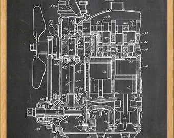 Car Engine Art | Etsy