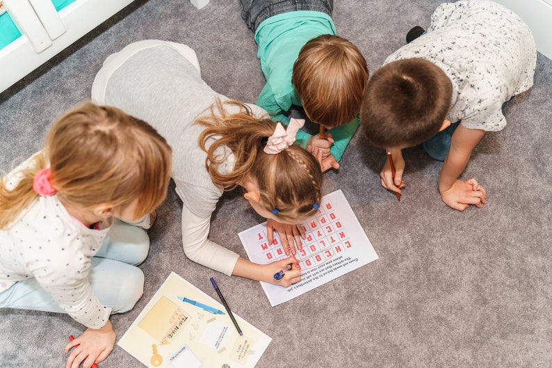 Escape Room at Home Print & Play Game Kit for Kids | Etsy