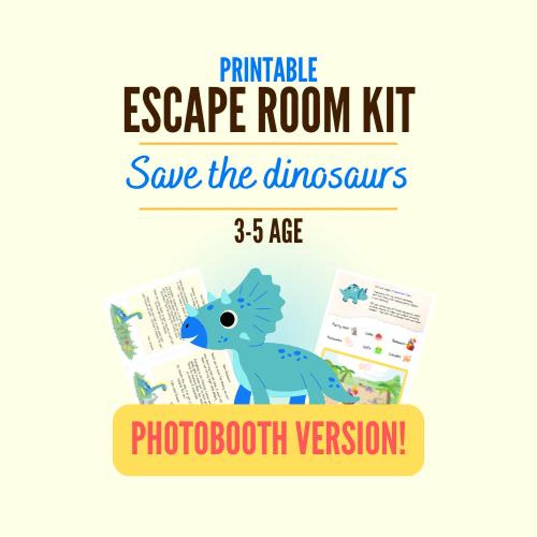 Dinosaurs Escape Room, Party Edition, Primary Education, Escape Room at ...