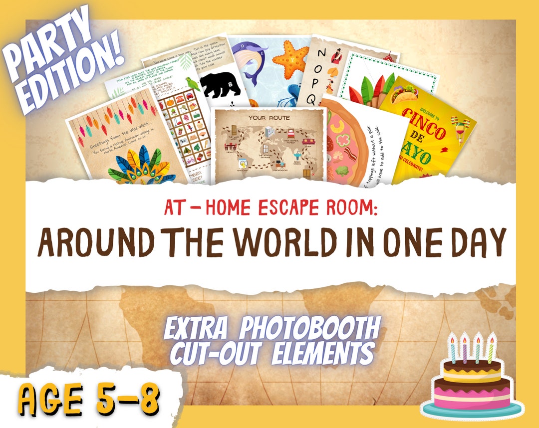 Printable Escape Room Kit Party Edition Print & Play - Etsy