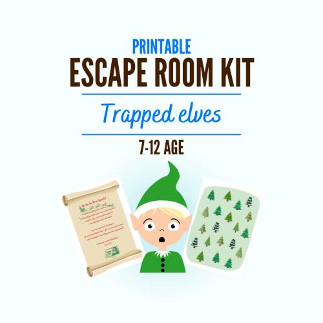 Christmas Game, Family Escape Room, Trapped Elves, Santa Claus, Escape ...