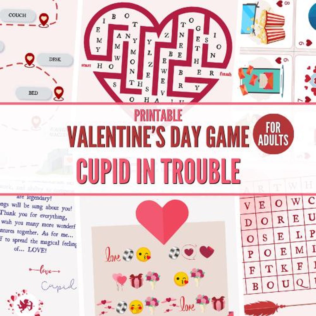 Valentine's Day, Game for Couples, Love Game, Date Idea, Friends and ...