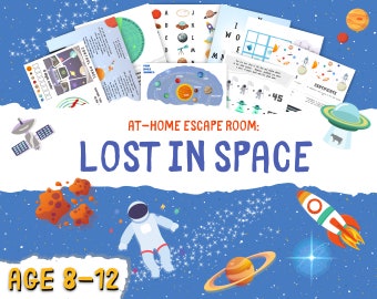 Escape Room at Home Print & Play Game Kit for Kids | Etsy