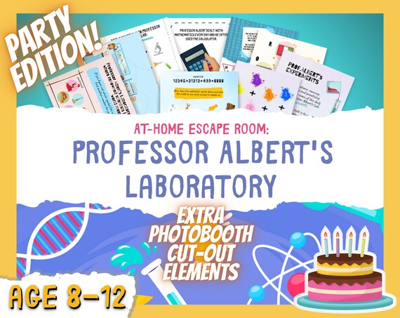 Printable Escape Room Kit Party Edition Print & Play - Etsy