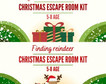 Save Santa Escape Room Game. Christmas Printable Party for - Etsy