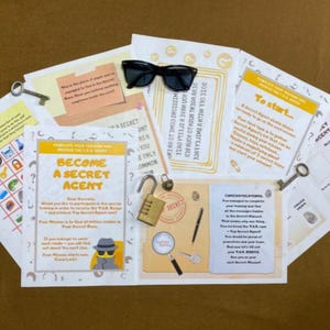 Kids Escape Room Game: Secret Agent Training, Printable PDF - Etsy