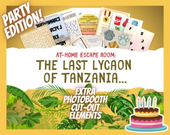 Printable Escape Room Kit Party Edition Print & Play New | Etsy