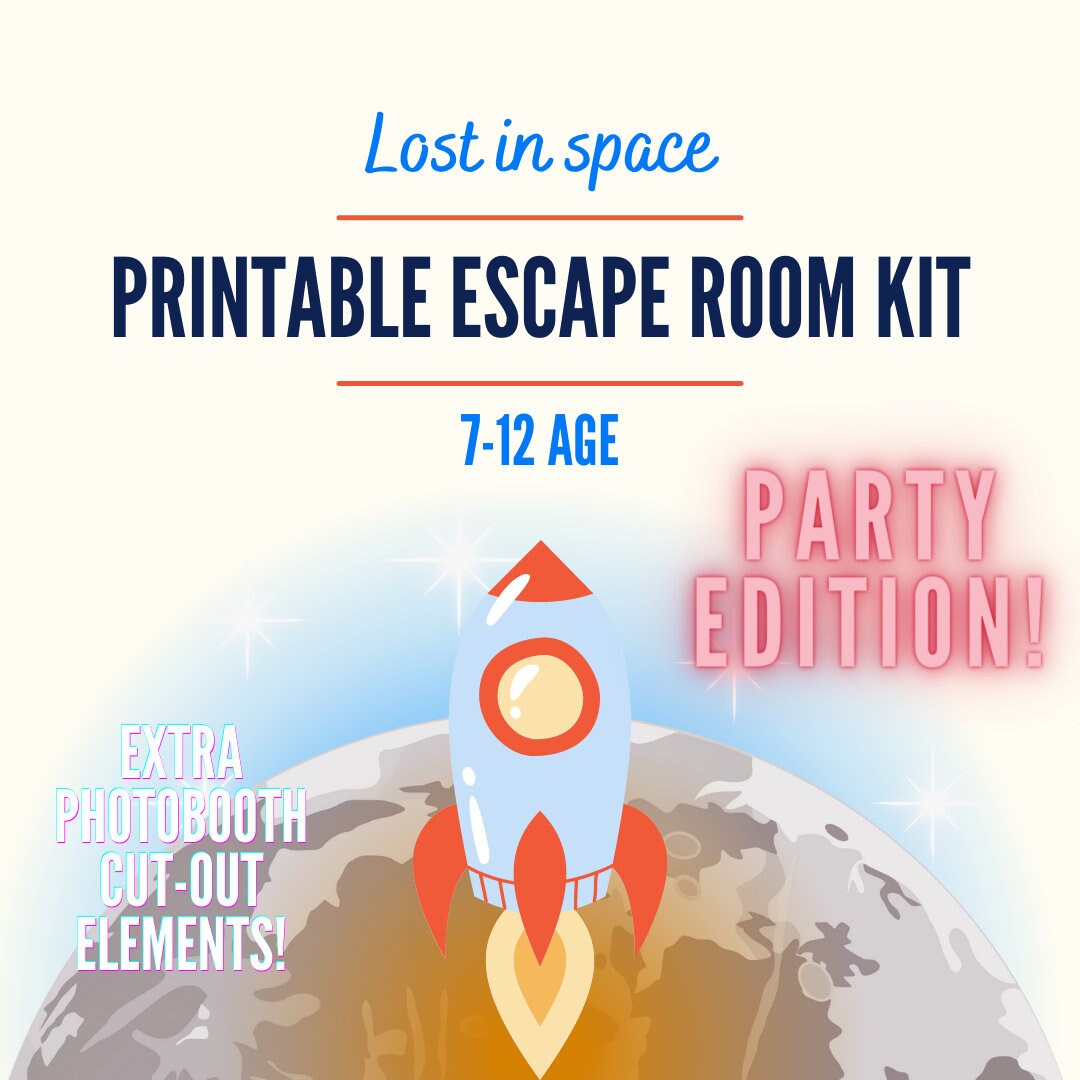Printable Escape Room Kit Party Edition Print & Play - Etsy
