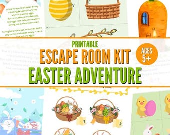 Easter Escape Room for Kids: Egg Hunt Adventure (PDF Pattern) - Etsy