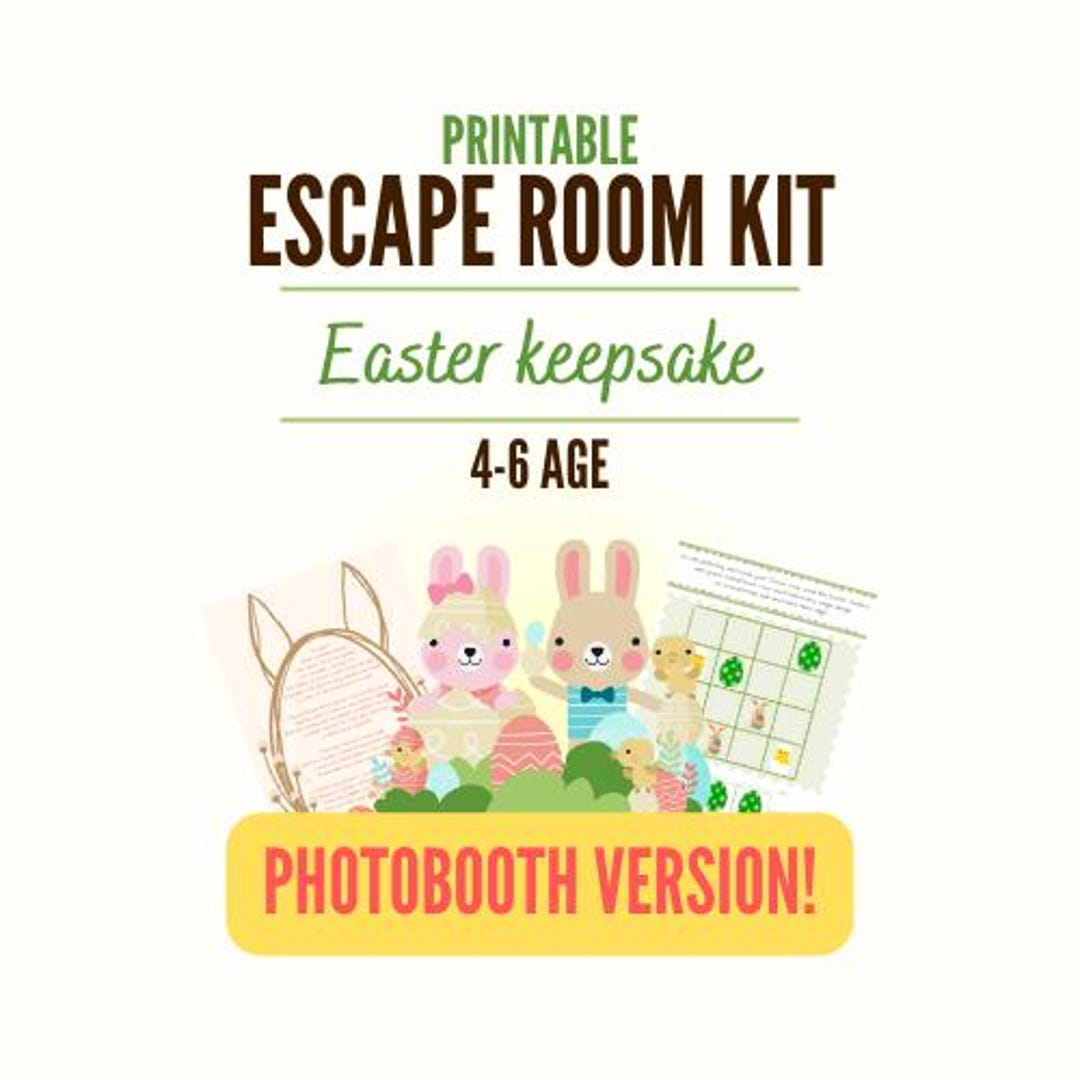 Escape Game for Children, Escape Room for Younger Kids, Easter ...