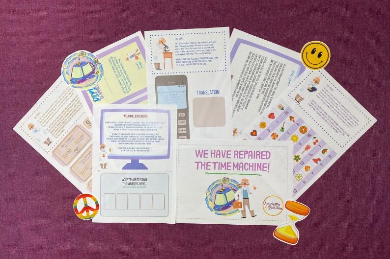 Time Travel Escape Room: Kids Birthday Party Game (printable PDF) - Etsy