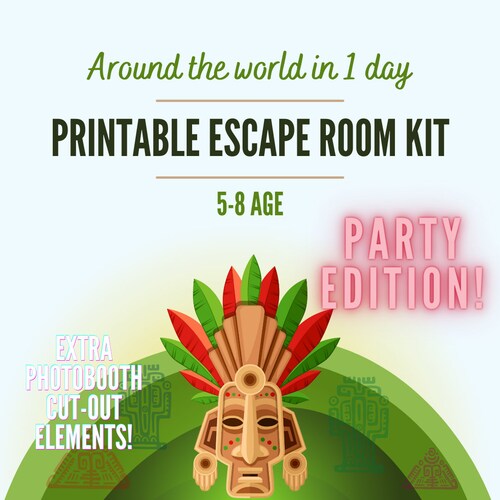 Printable Escape Room Kit for Kids Party Edition Print & - Etsy
