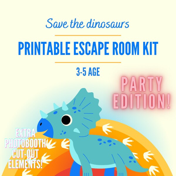 Dinosaur Party Game - Etsy