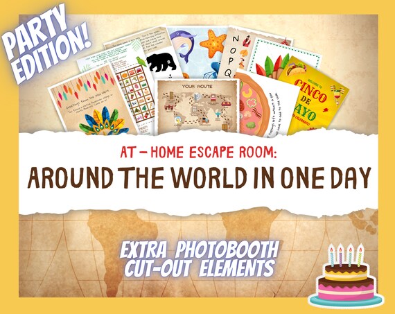 Printable Escape Room Kit Party Edition Print & Play New | Etsy