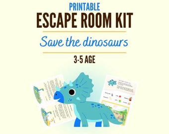 Escape Room at Home, Print & Play, Game Kit for Kids, Detective, Secret ...