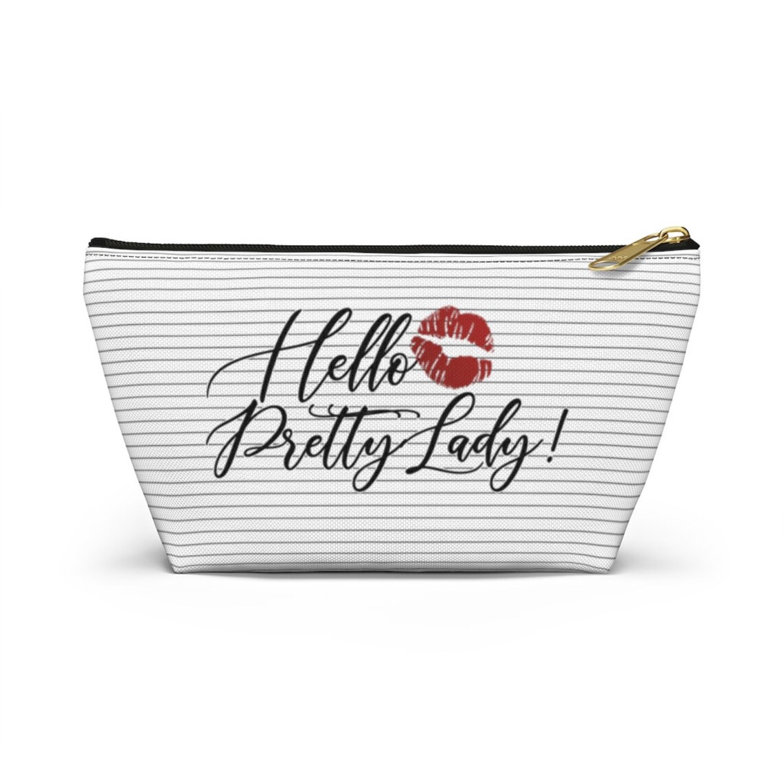 Hello Pretty Lady Accessory Bag Cosmetic Bags Pencil Case - Etsy