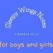 Sleepy Wings Notes for Children, Bedtime Notes, Night Time Notes ...