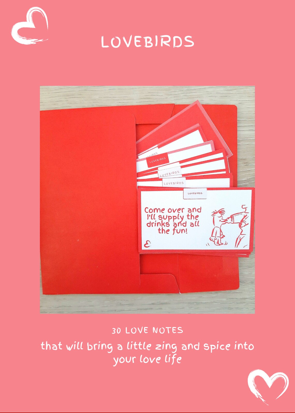 Lovebirds Bundle 3 Love Notes for Him Anniversary - Etsy