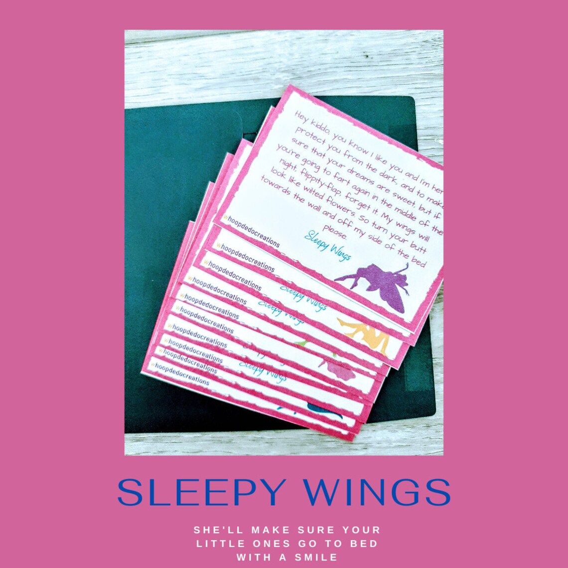 Sleepy Wings Notes for Children, Bedtime Notes, Night Time Notes ...