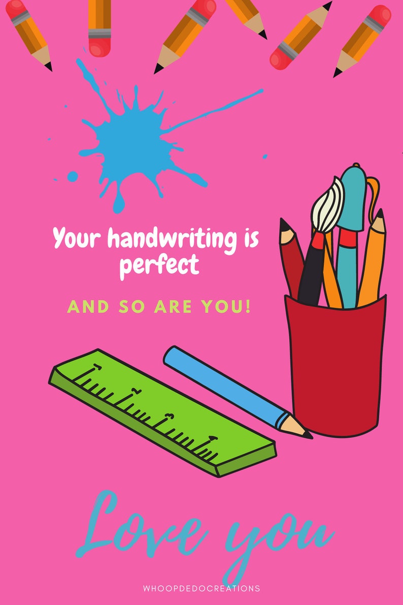 Pencilbox Notes for Kids, School, Encouragement Notes, Printable Notes ...