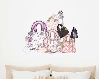 Fashion Wall Decal - Etsy