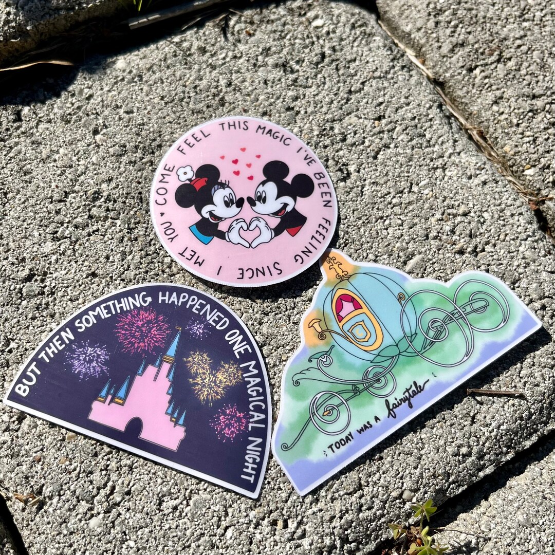 Disney X Taylor Swift Sticker Set (3 Stickers) - Etsy