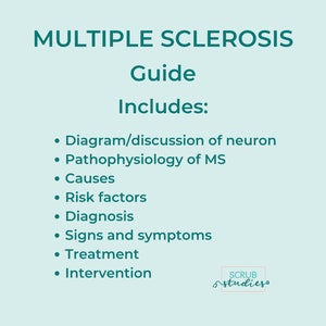 Multiple Sclerosis | Neurological Disorders | Nursing Study Guide ...