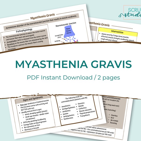 Myasthenia Gravis - Etsy