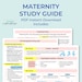 OB & Maternity Study Guide Nursing Student Study Guide Labor and ...