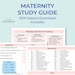 OB & Maternity Study Guide Nursing Student Study Guide Labor and ...
