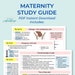 OB & Maternity Study Guide | Nursing Student Study Guide | Labor and Delivery | Digital Download ...