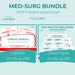 Med-surg Study Guide Bundle Medical-surgical Nursing Study Guide ...