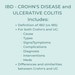 Inflammatory Bowel Disease Study Guide | Crohn's Disease | Ulcerative ...