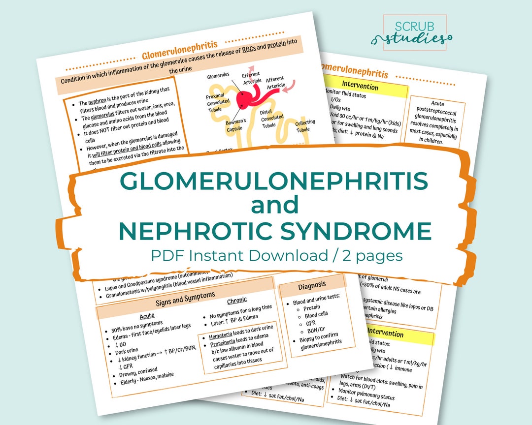 Glomerulonephritis Symptoms