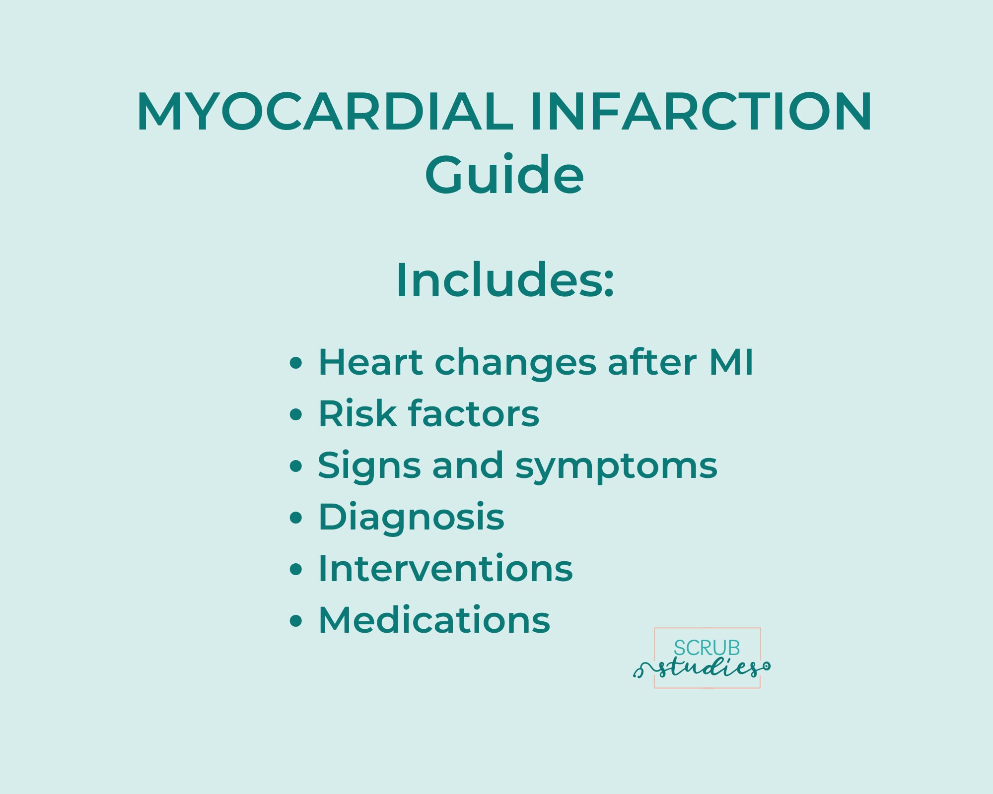 Myocardial Infarction Nursing Care Management And Study Guide