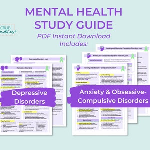 Psychiatric-mental Health Study Guide | Nursing Student Study Guide ...