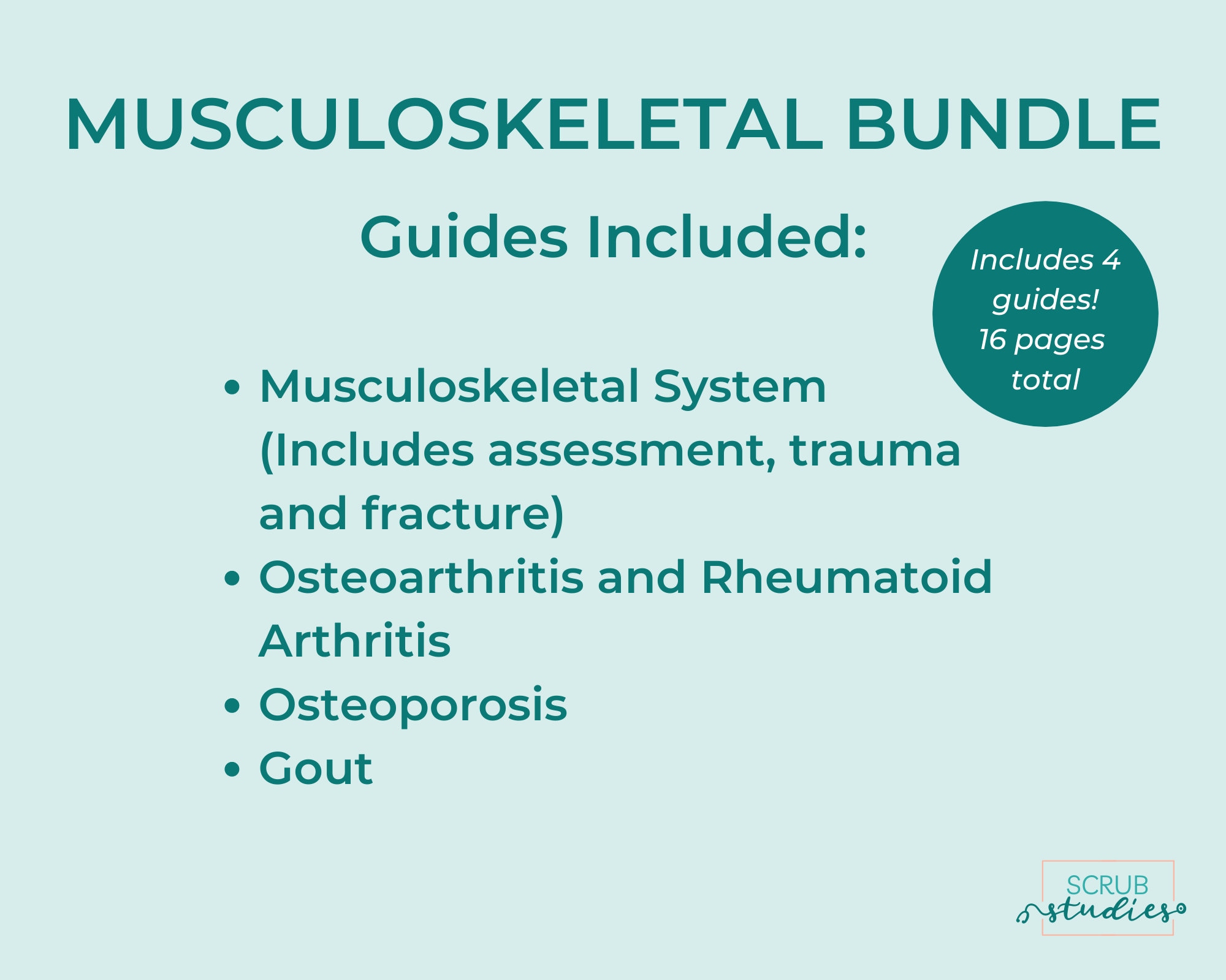 Musculoskeletal Bundle Assessment Trauma Fracture | Etsy