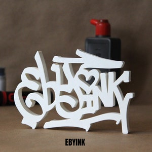 Custom Word 3d Print Graffiti Handstyle Custom Word 3d Print - Etsy