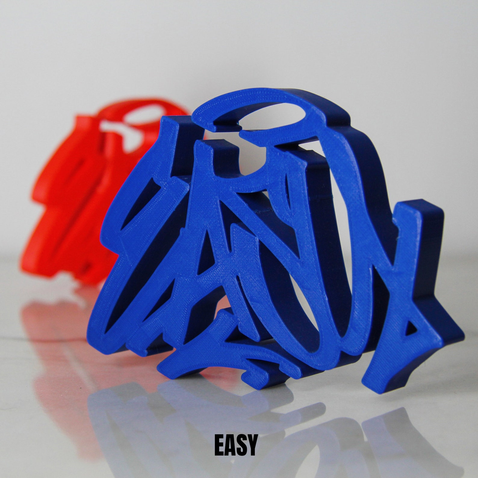 Custom Word 3d Print Graffiti Handstyle Custom Word 3d - Etsy