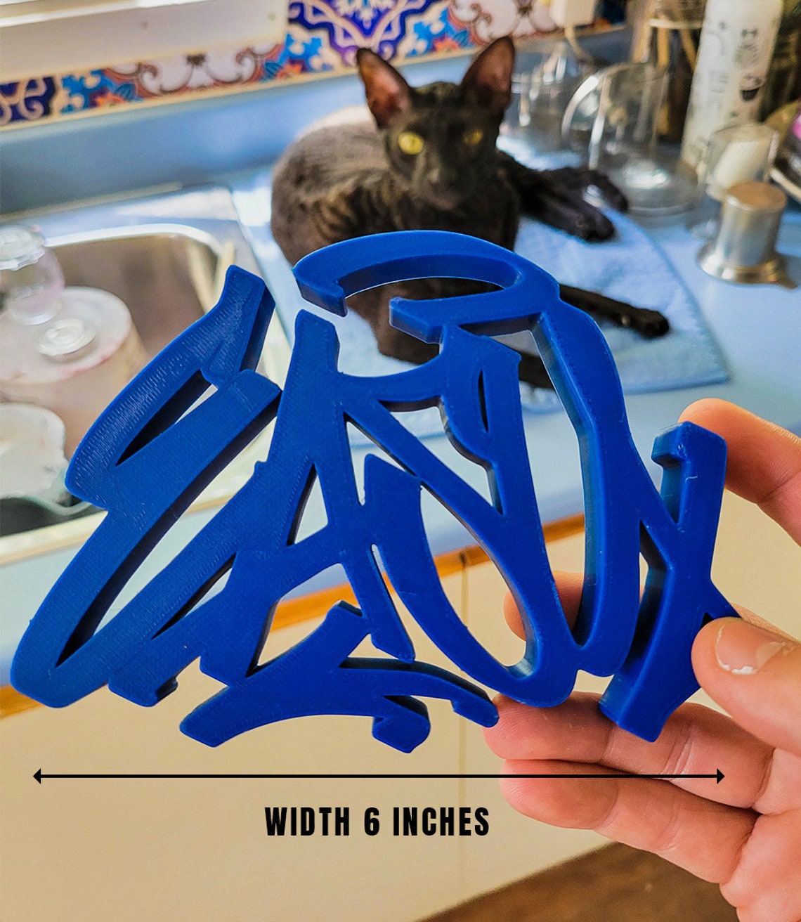 Custom Word 3d Print Graffiti Handstyle Mot Personnalisé - Etsy