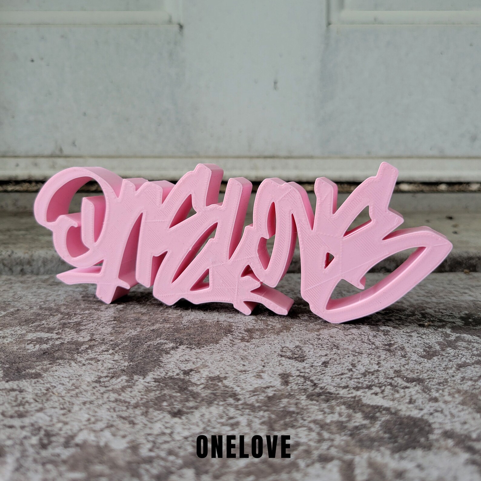 Custom Word 3d Print Graffiti Handstyle Mot Personnalisé - Etsy