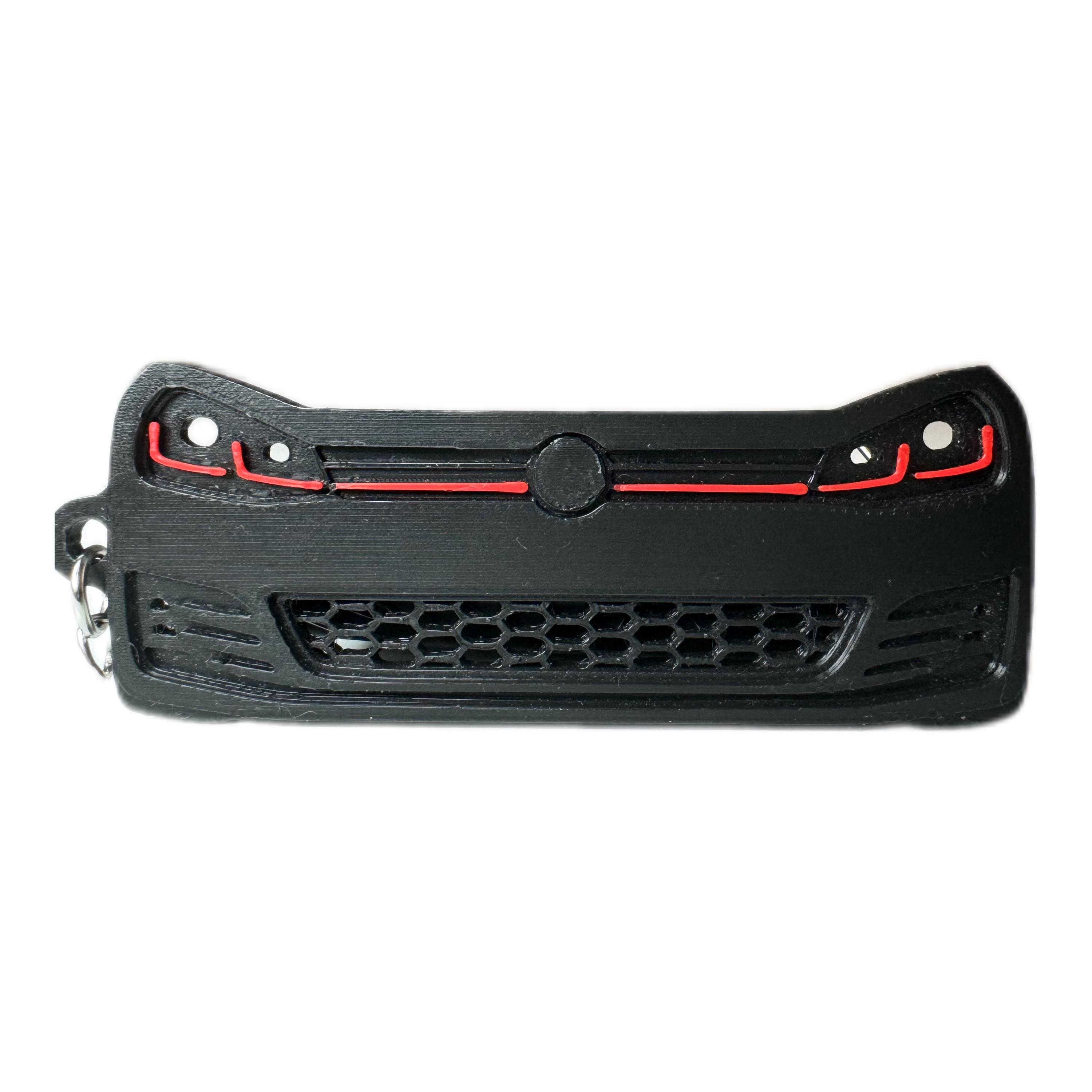 Custom 3d-printed Car Front Grille Keychain - Unique Auto Enthusiast ...