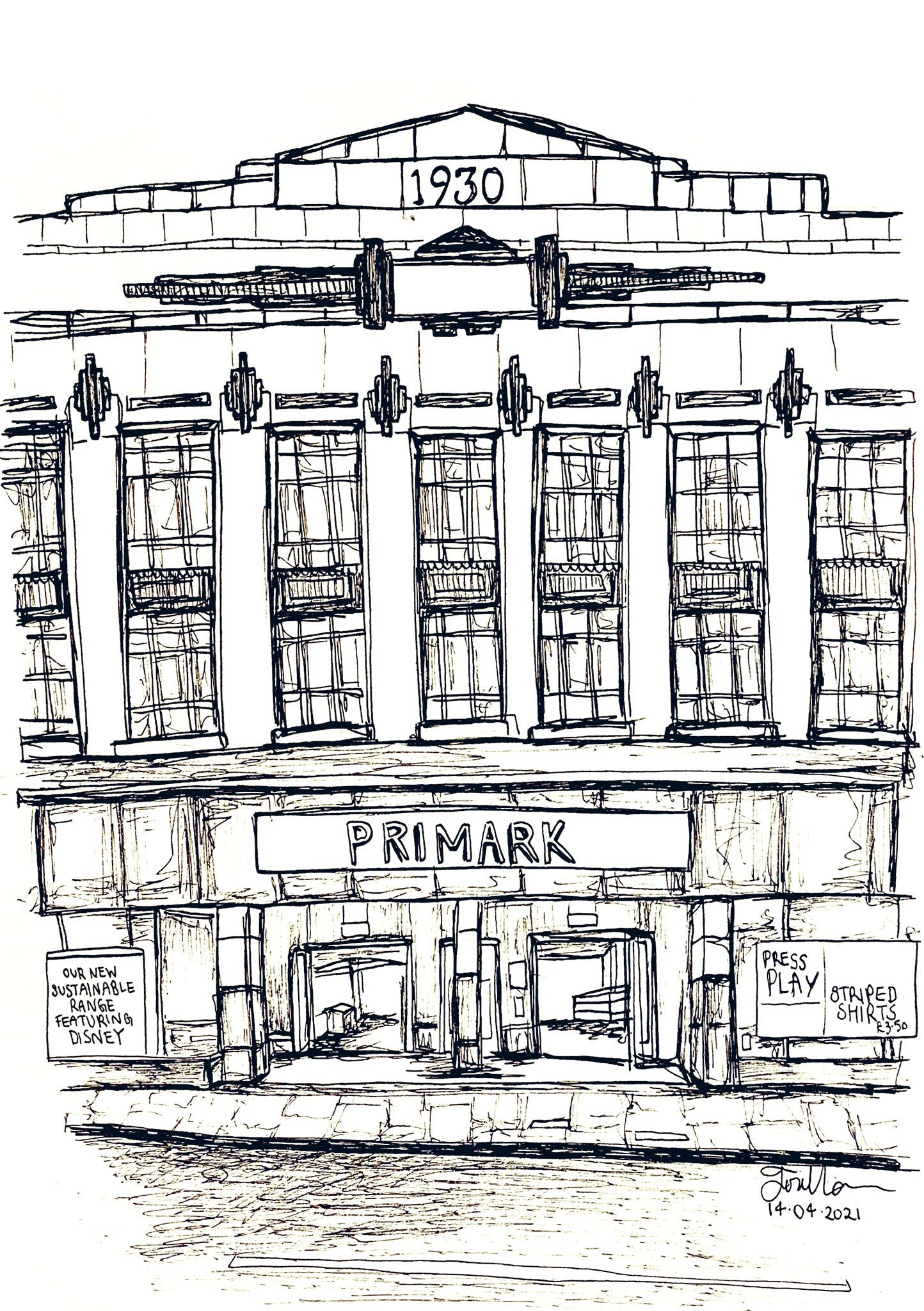 Kilburn High Road 2 Art Print, Primark - Etsy