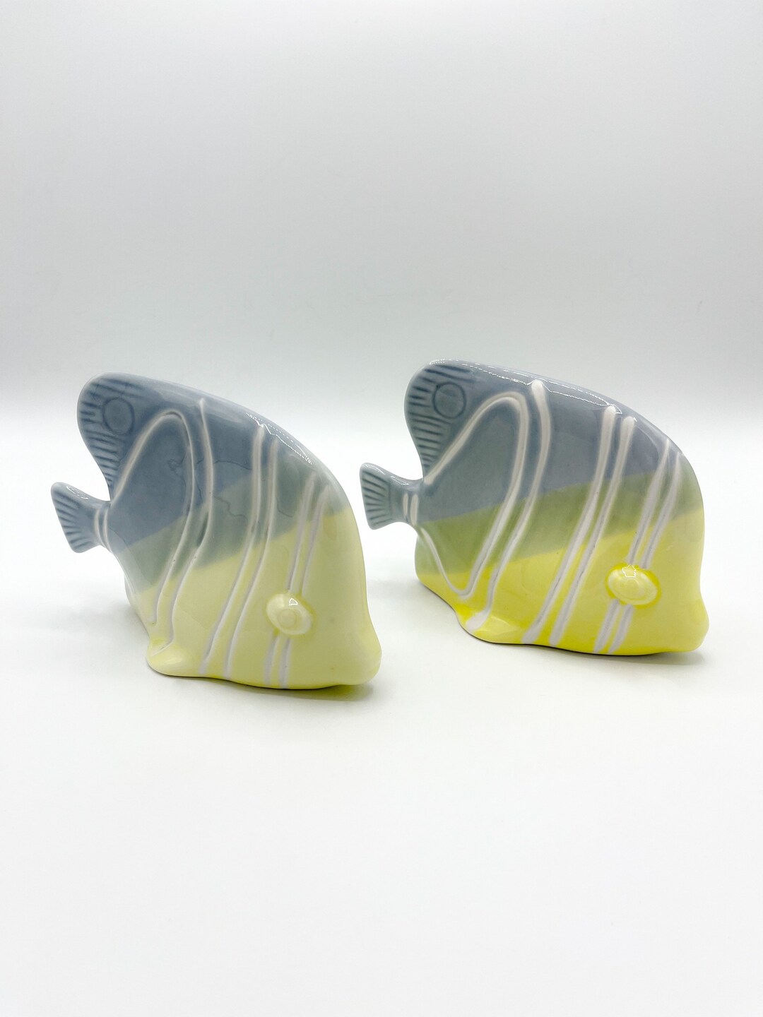 Harris Potteries of Chicago Fish Figurine Set - Etsy