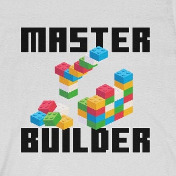 Master Builder Shirt Cute Master Block Builder Bricks Gift Gift for ...
